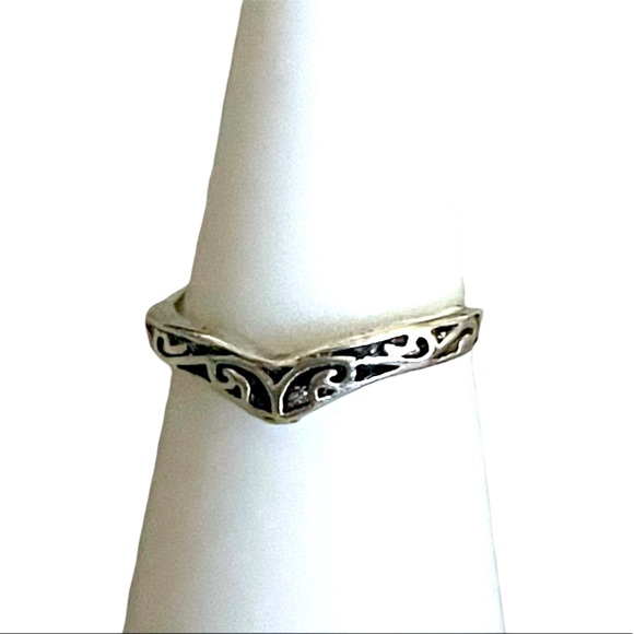 Boheme | Jewelry | New Boho Handmade Sterling Silver Flying V Floral ...